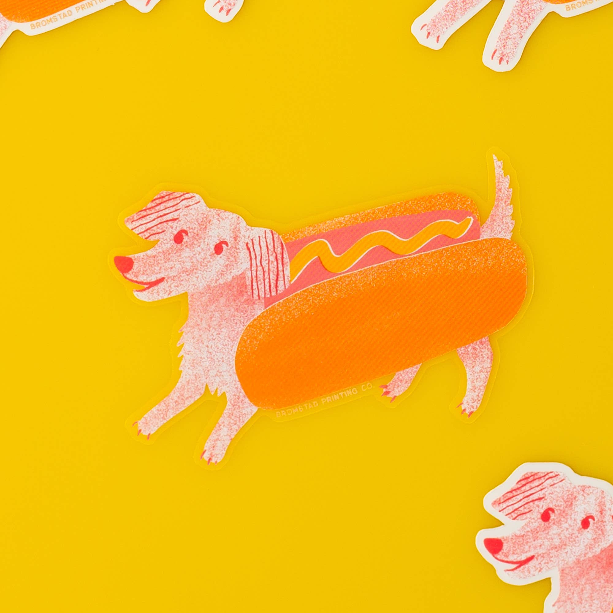 Hot Dog Clear Sticker – Handmade Studio